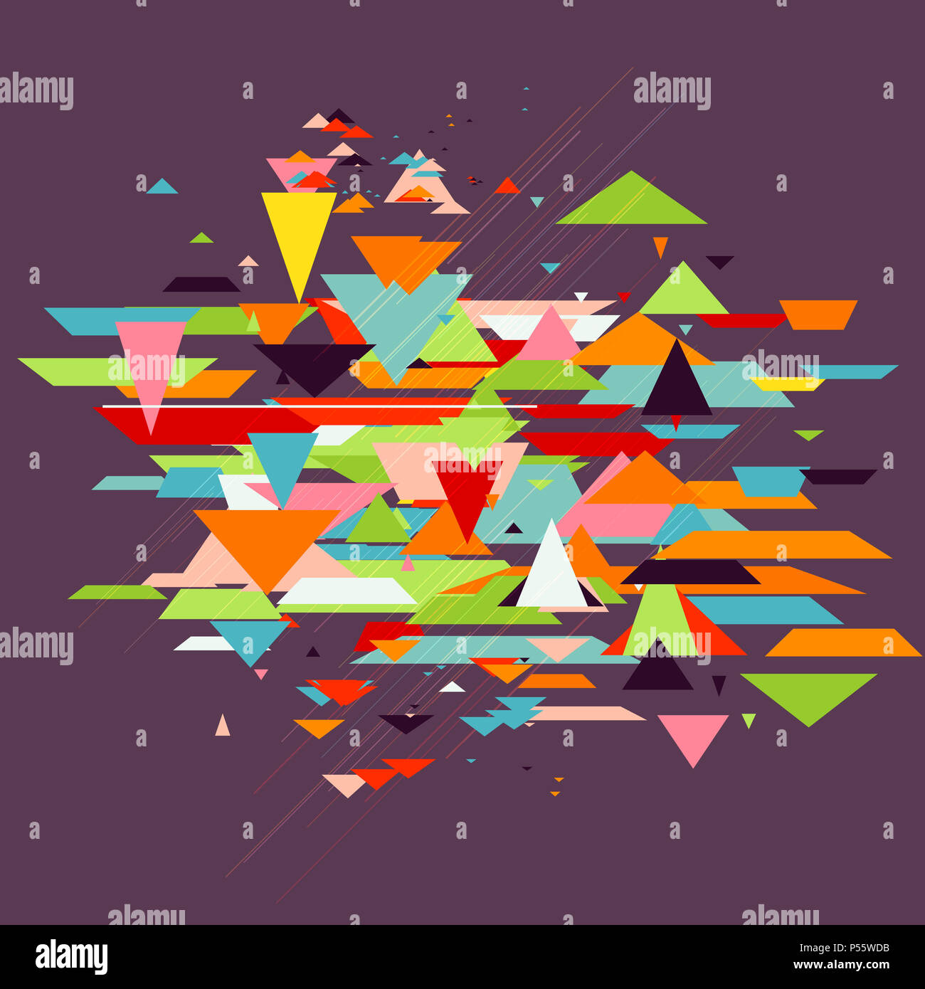 Abstract background with a retro funky design Stock Photo - Alamy