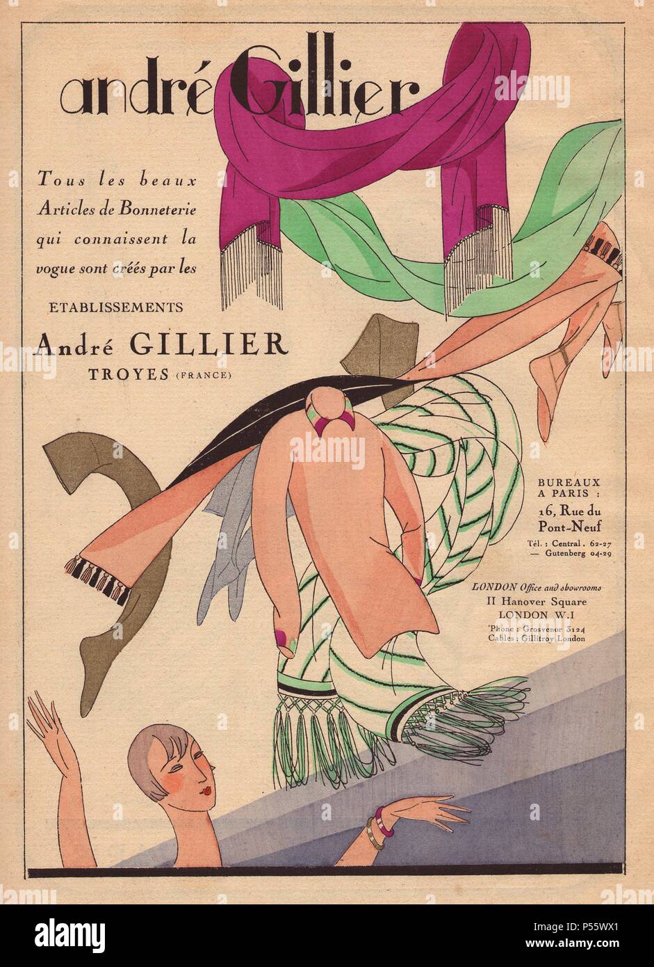1920s fashion advertisement hi-res stock photography and images - Alamy
