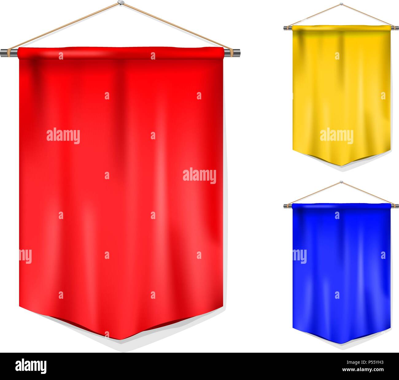 Set of pennant Stock Vector Image & Art - Alamy