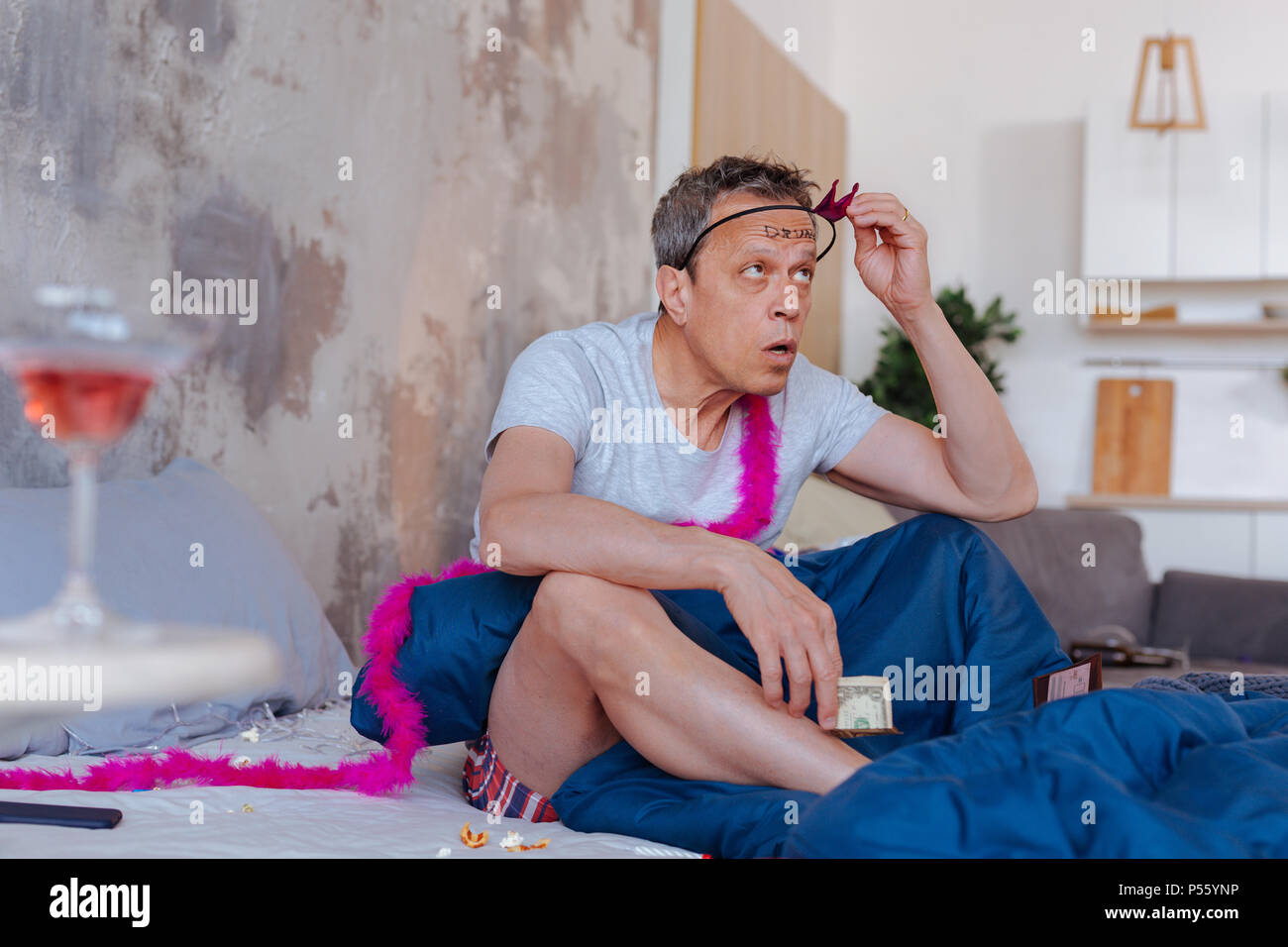 Man remembering hi-res stock photography and images - Alamy