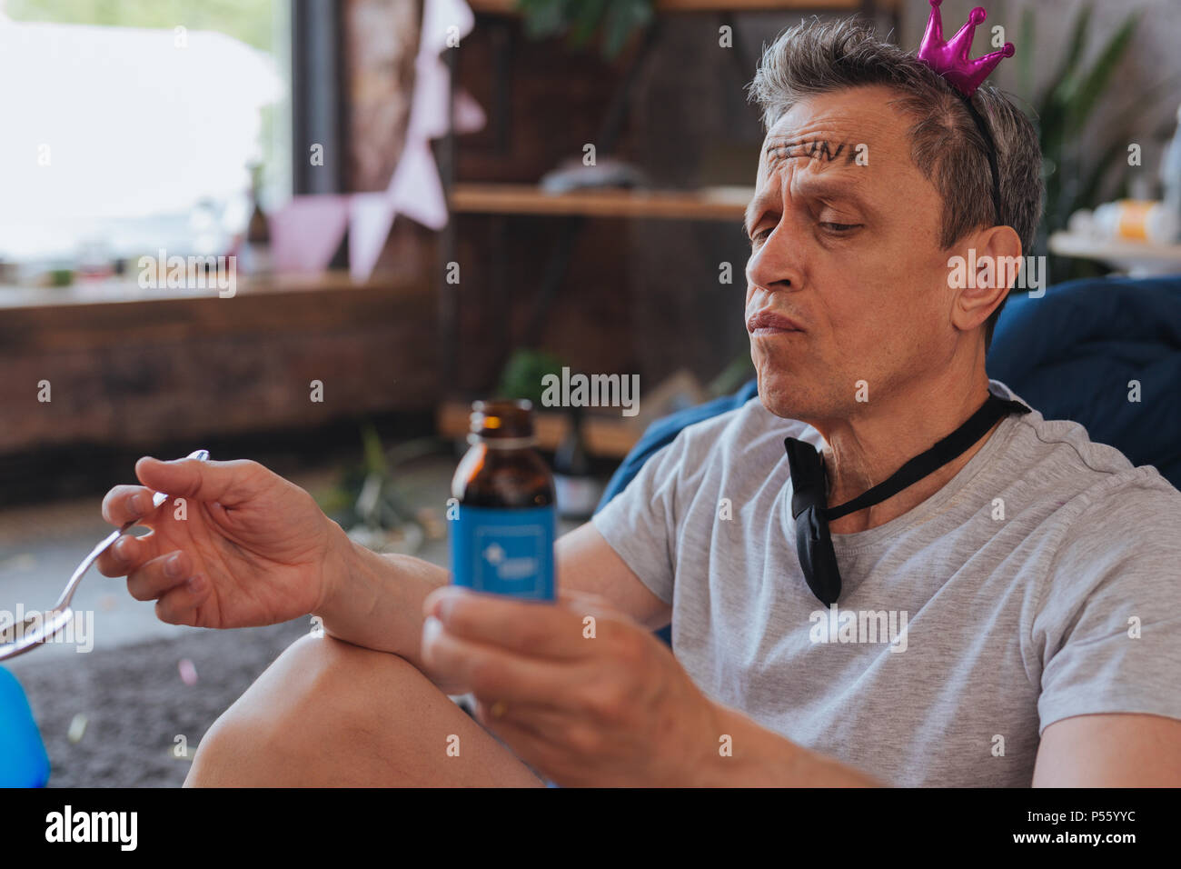 Man relieving hi-res stock photography and images - Alamy