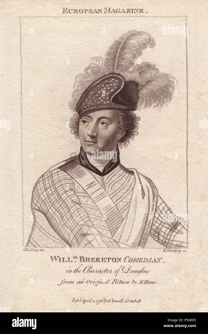 William Brereton (1751-1787), English actor and comedian. A famously inferior actor and a drunk ...