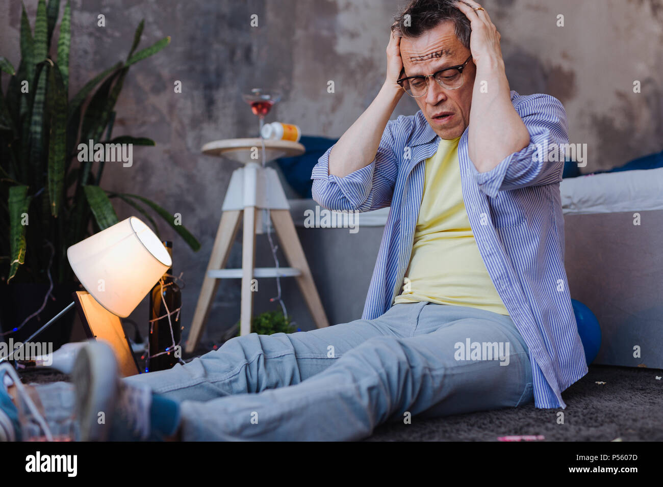 Confused man party hi-res stock photography and images - Alamy
