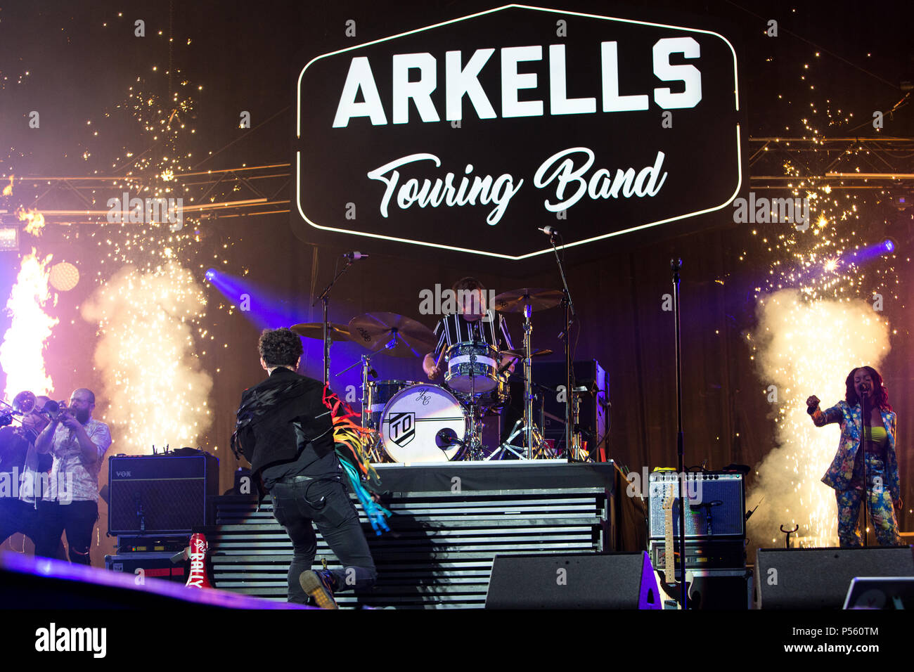 Arkells host The Rally in their hometown of Hamilton, Ontario Stock ...