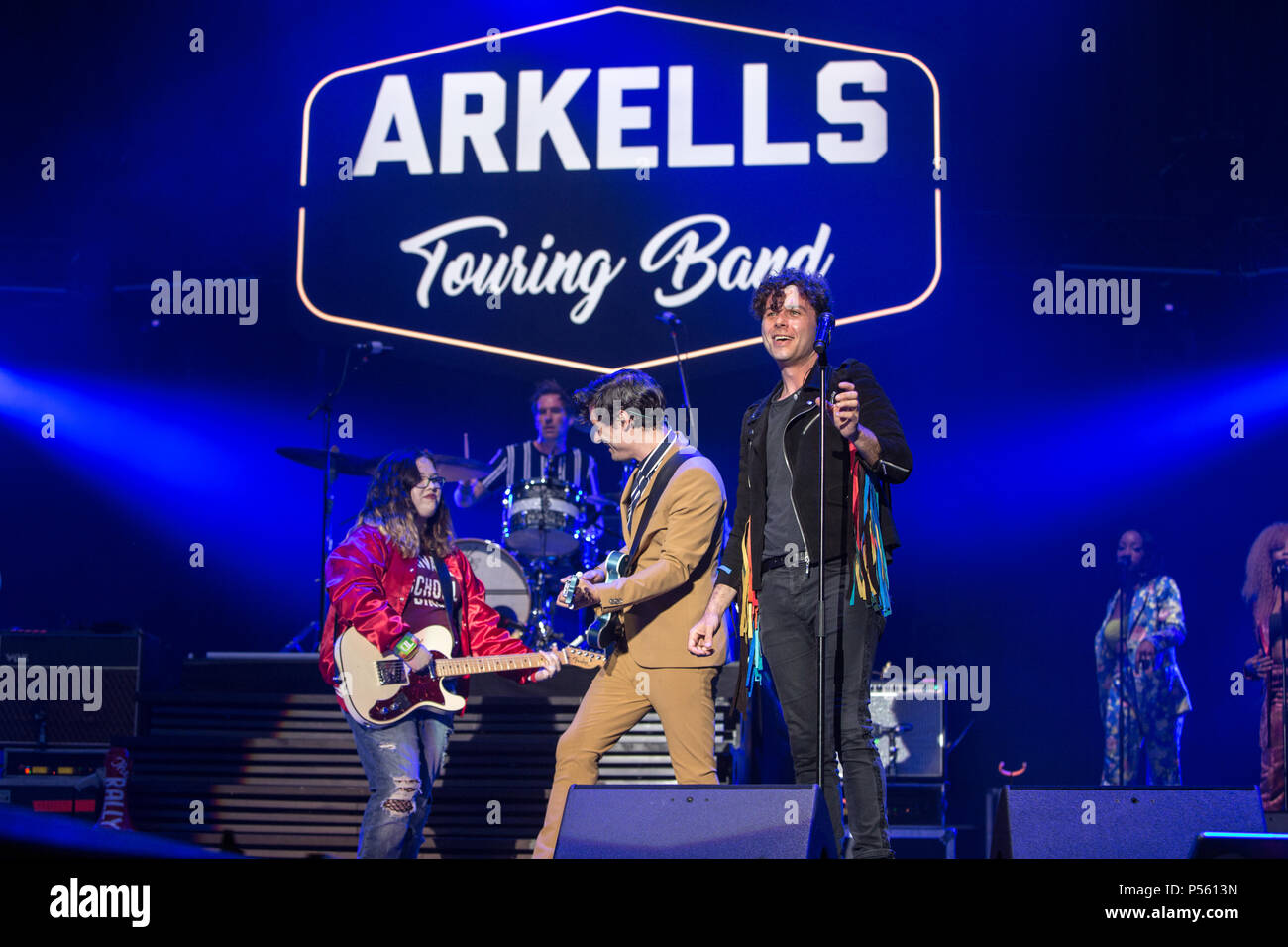 Arkells host The Rally in their hometown of Hamilton, Ontario Stock ...