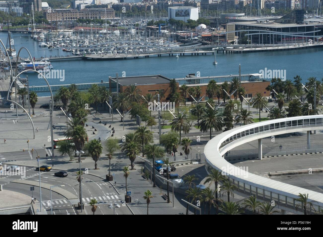 Puerto de Barcelona Stock Photo - Alamy