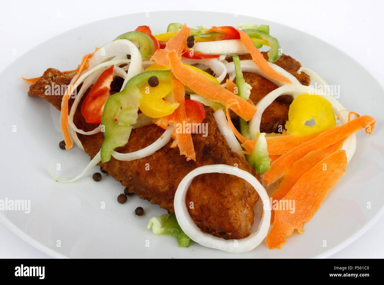 Traditional Caribbean cuisine Stock Photo - Alamy