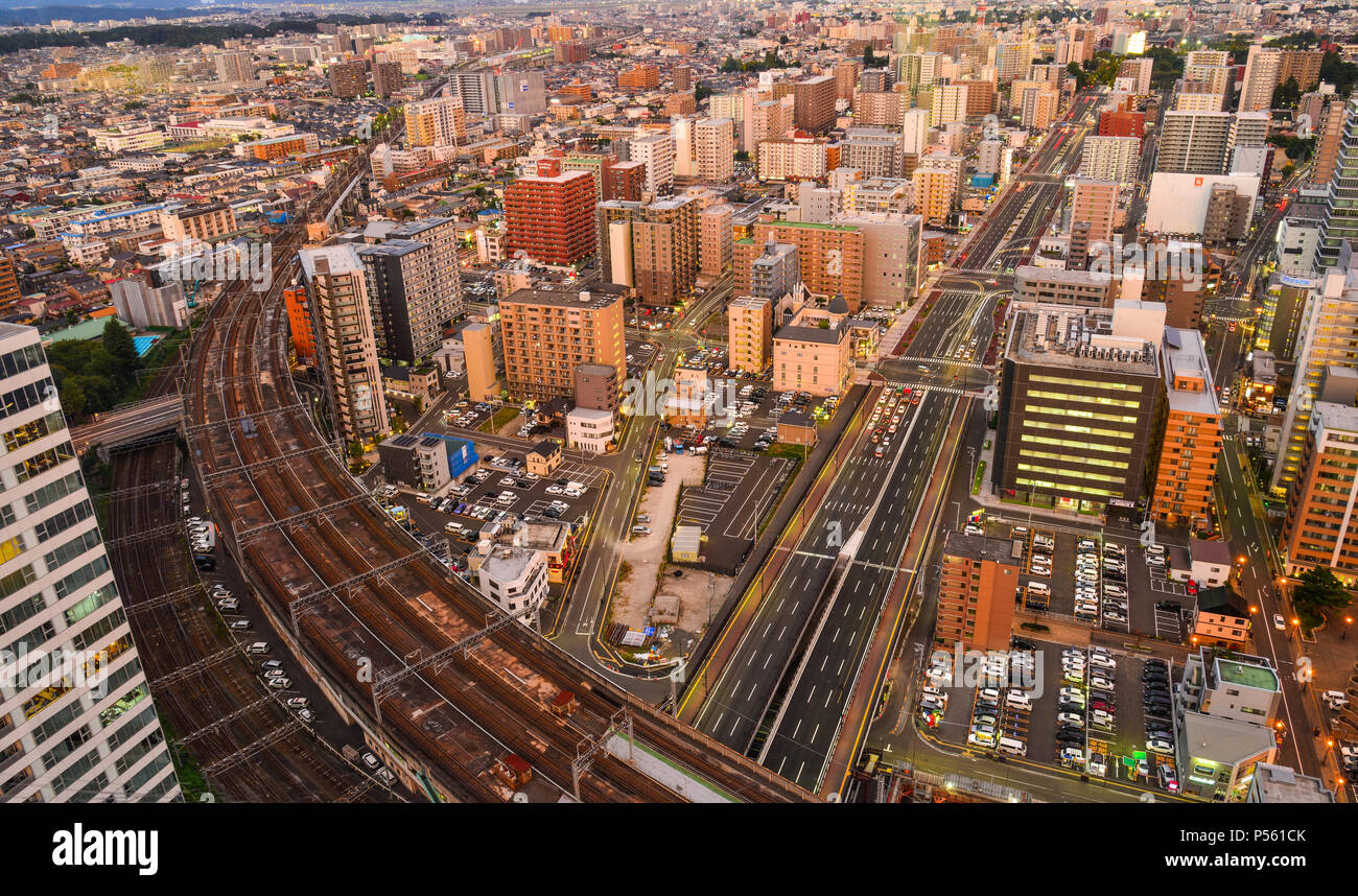 Sendai city skyline hi-res stock photography and images - Alamy