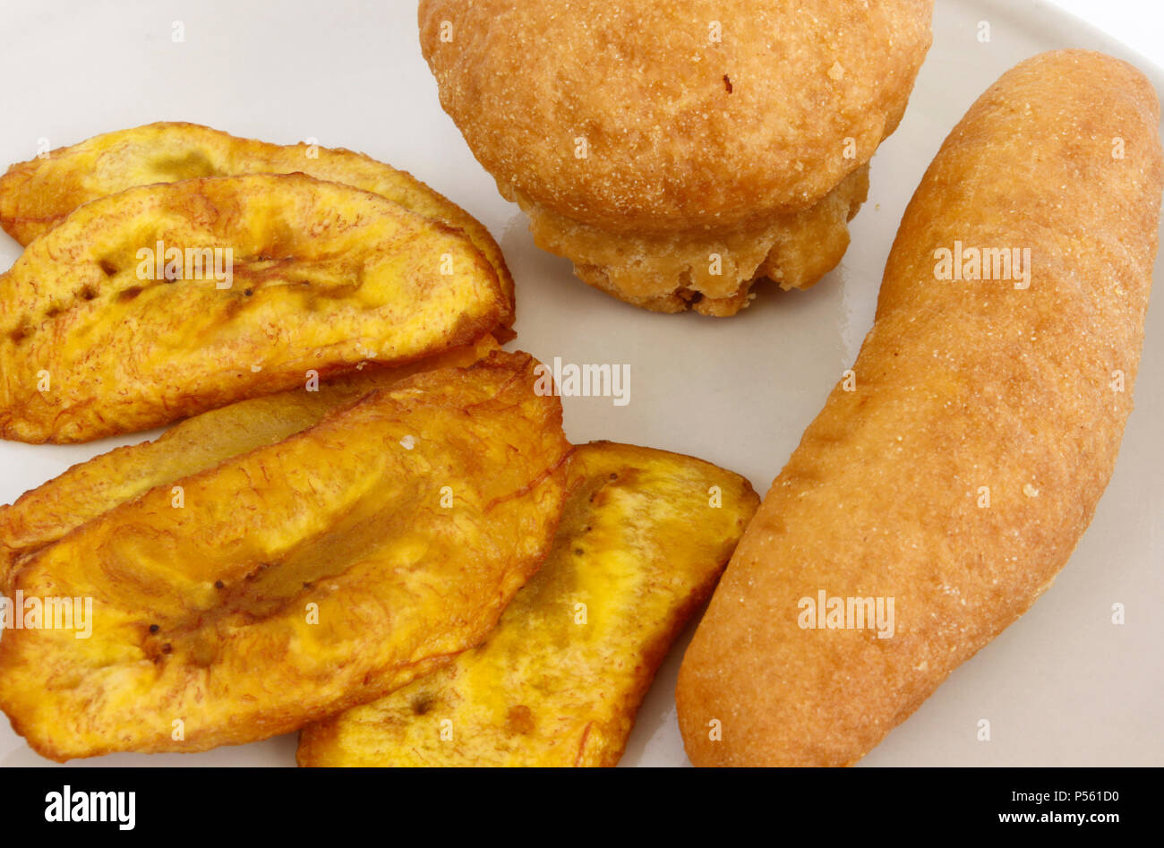 Traditional Caribbean cuisine dumplings Stock Photo - Alamy