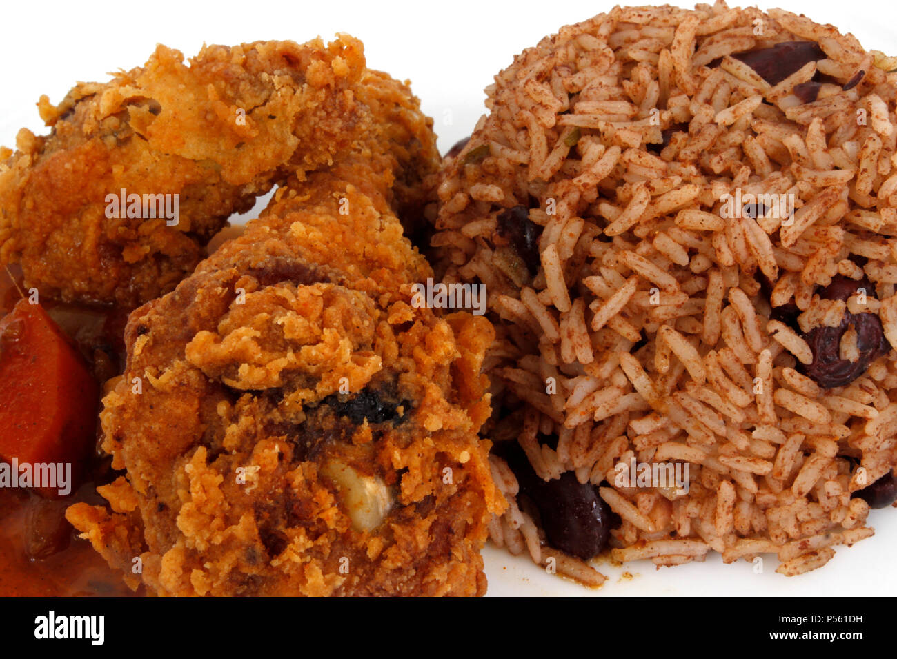 Traditional Caribbean cuisine Stock Photo - Alamy
