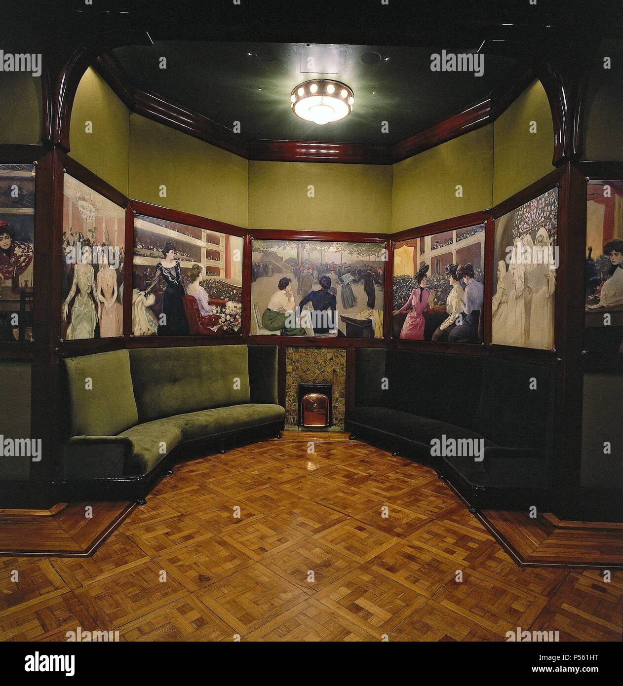 Lyceum Circlep by Ramon Casas. Collection Círculo del Liceo, Barcelona ...