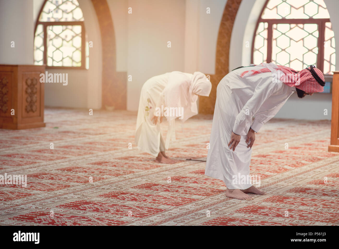 Muslim Husband And Wife Praying
