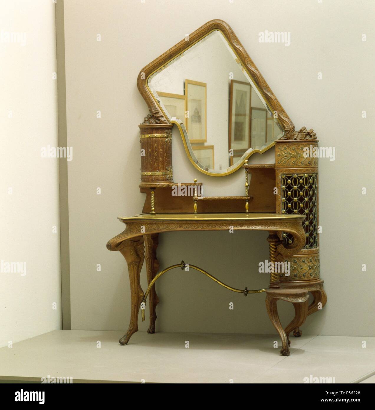 Gaudi designed this delicate and original dressing table for Mrs. Guell ...
