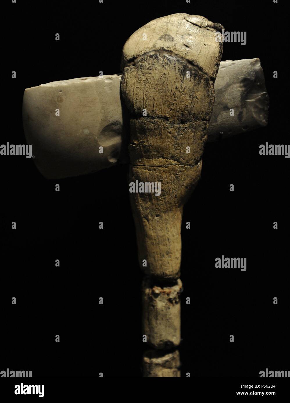 Flint axe on a helve of ash wood. 3100-3000 BC. From Sigerslev Mose ...