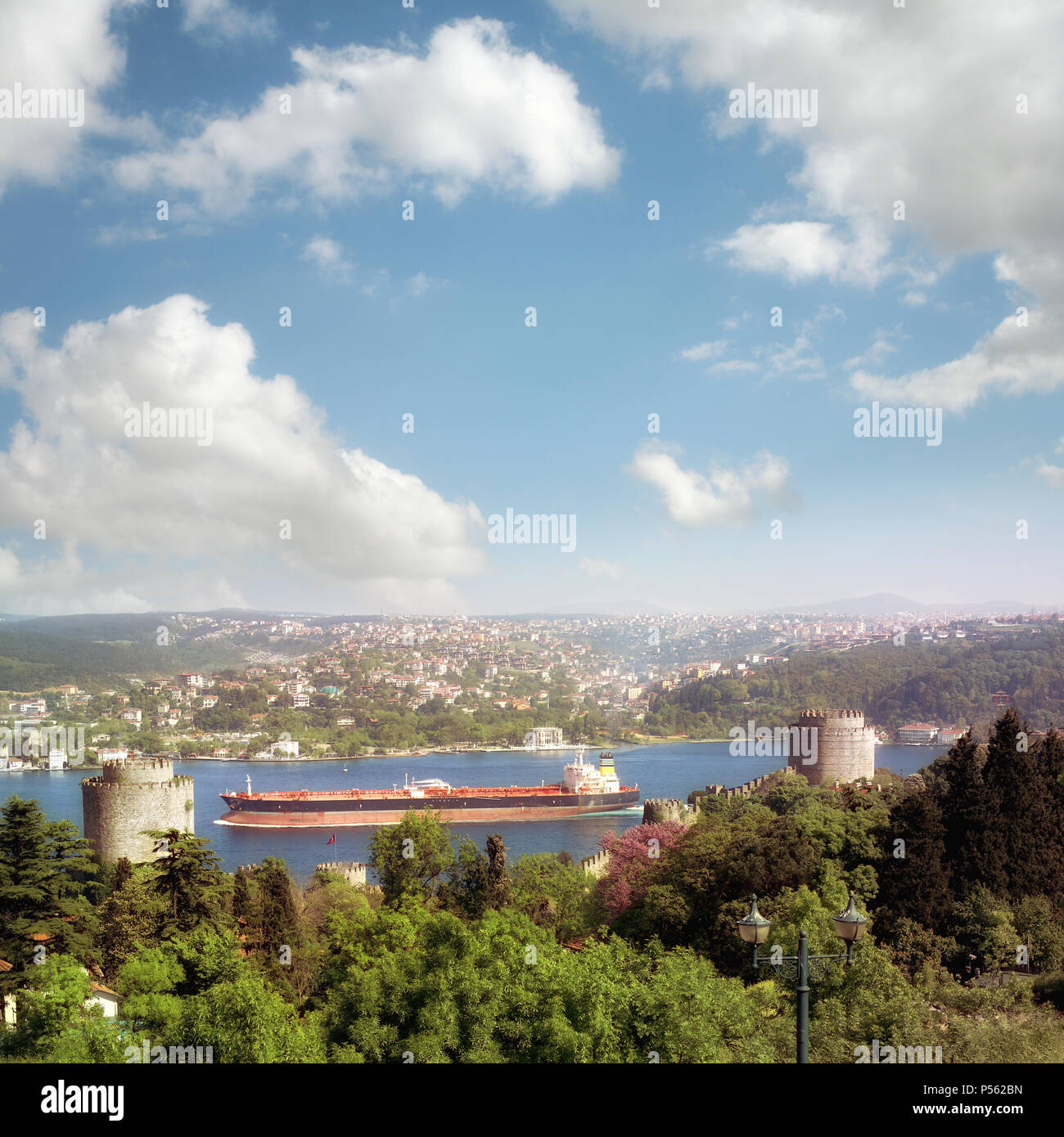 an image of Rumeli Castle in Istanbul,Turkey Stock Photo - Alamy