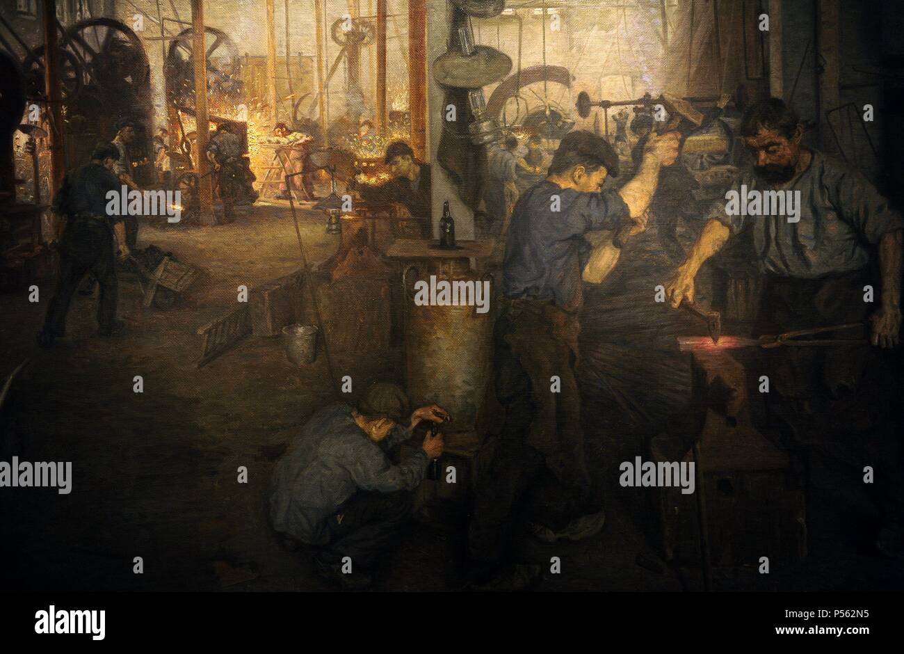 German factory worker metal hi-res stock photography and images - Alamy