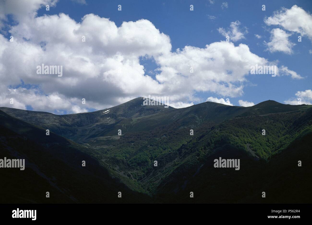 Spain. La Rioja. Sierra de la Demanda, mountain sub-range situated in ...