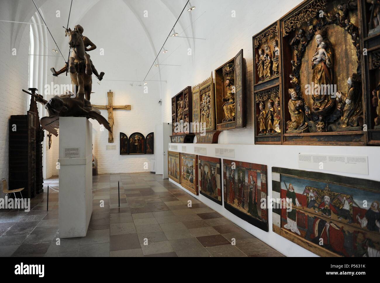 Denmark. Copenhagen. National Museum. Interior Stock Photo - Alamy