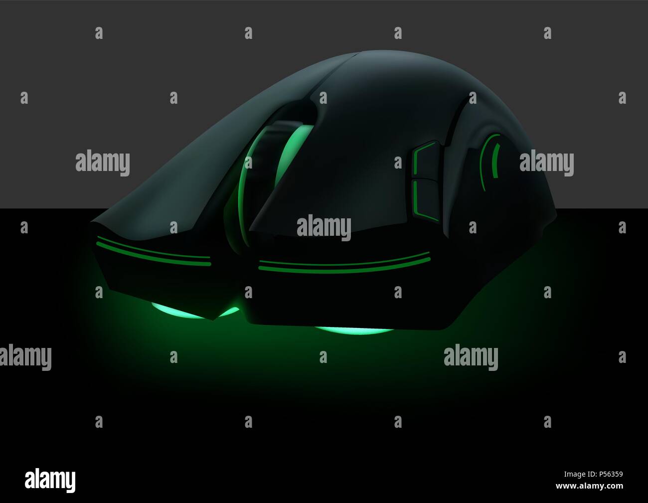 Using computer dark Stock Vector Images - Alamy