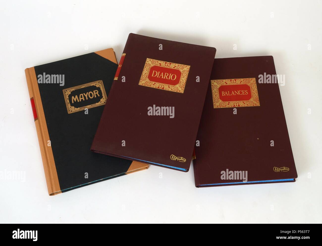 LIBROS CONTABLES: MAYOR, DIARIO y BALANCES Stock Photo - Alamy