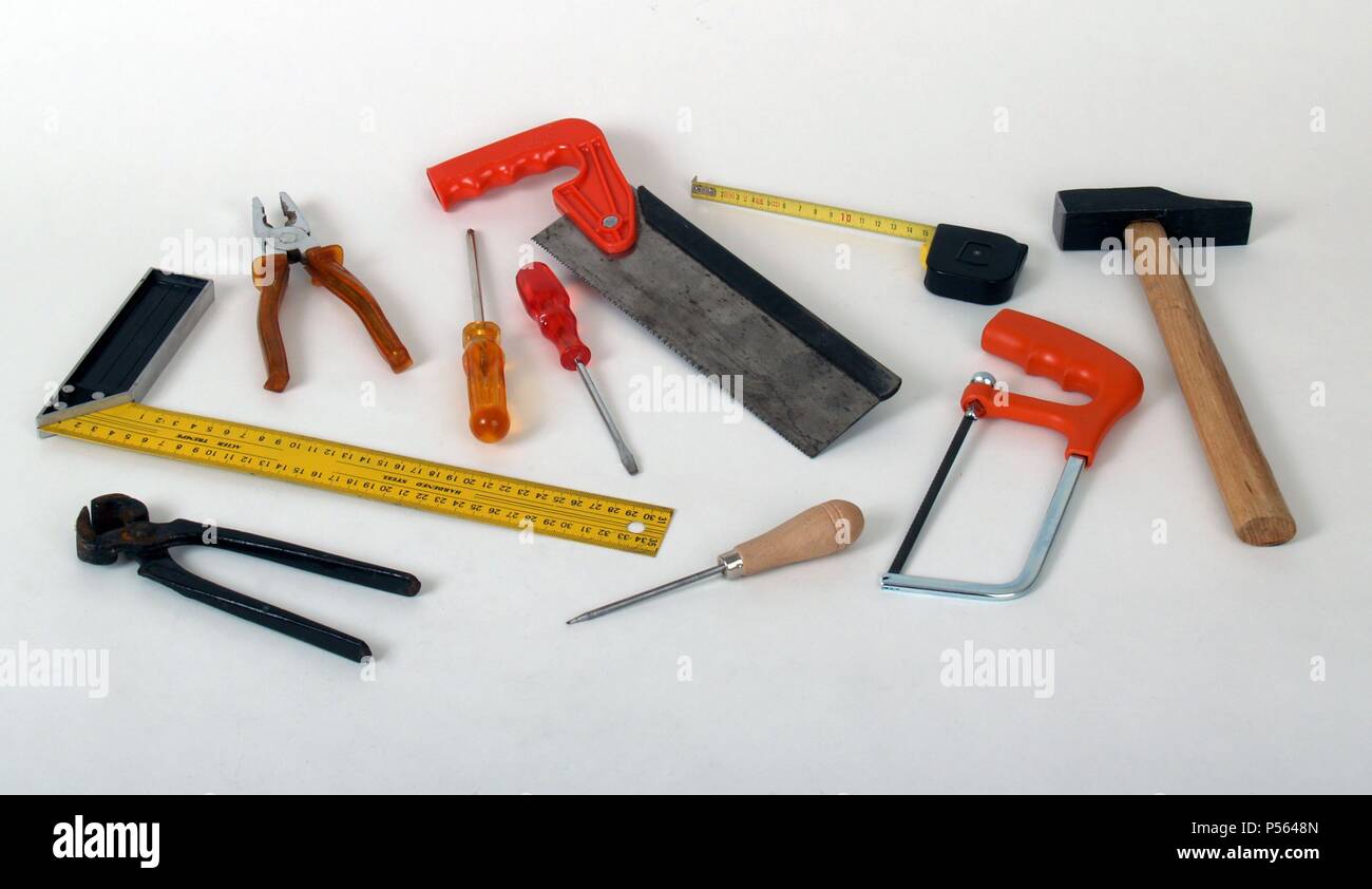 HERRAMIENTAS DE CARPINTERO Stock Photo - Alamy