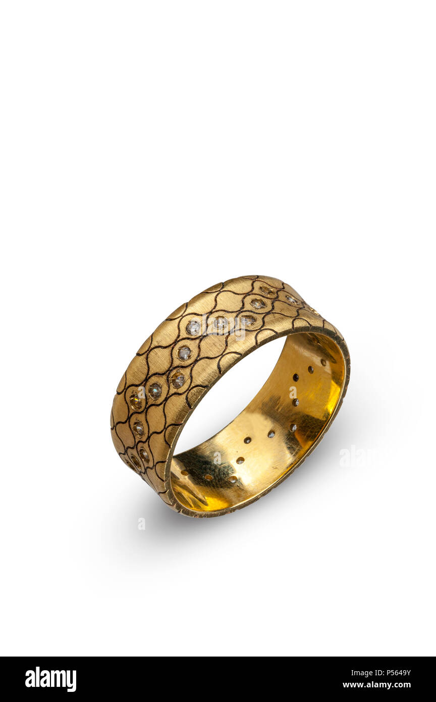 Carat gold rings Cut Out Stock Images & Pictures - Alamy