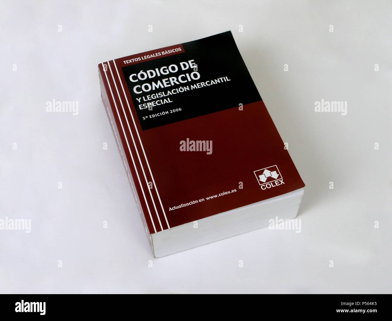 LIBRO "CODIGO DE COMERCIO Stock Photo - Alamy
