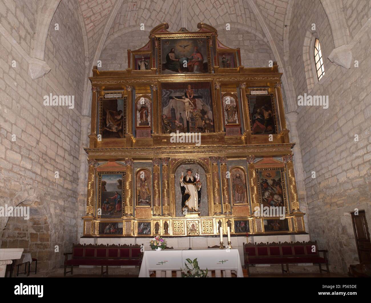 ARTE BARROCO. ESPAÑA. IGLESIA DE SAN PEDRO de FROMISTA. Retablo de la ...