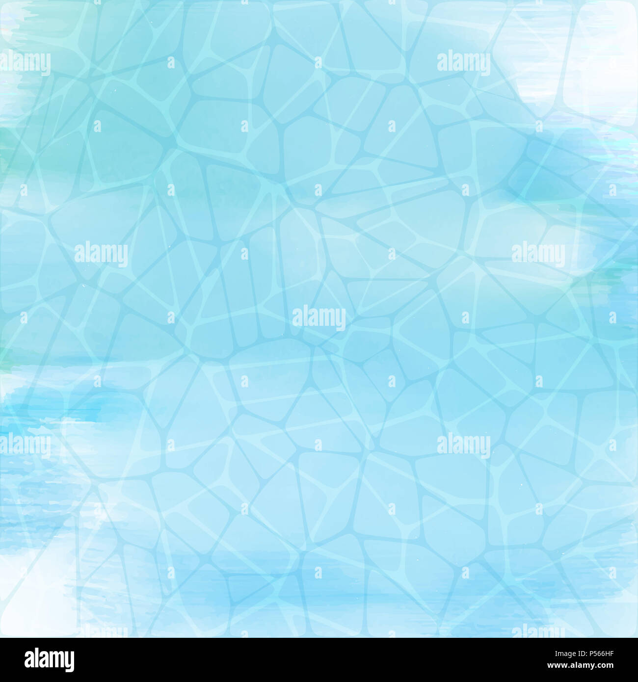 Swimming pool texture on a watercolour background Stock Photo - Alamy