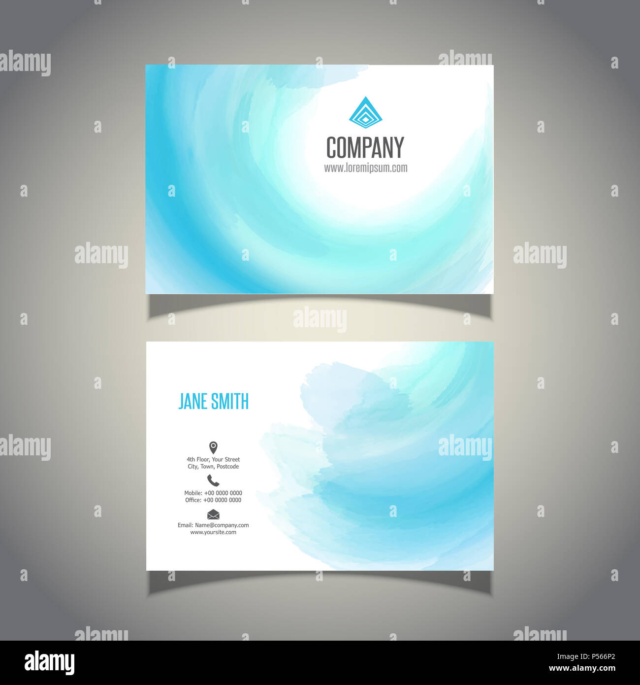 Artist visiting card design hi-res stock photography and images - Alamy