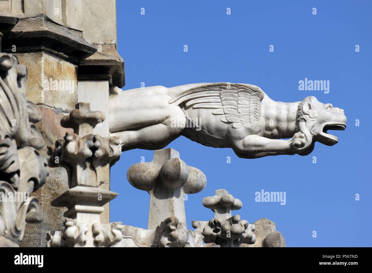 Milan cathedral gargoyle hi-res stock photography and images - Alamy