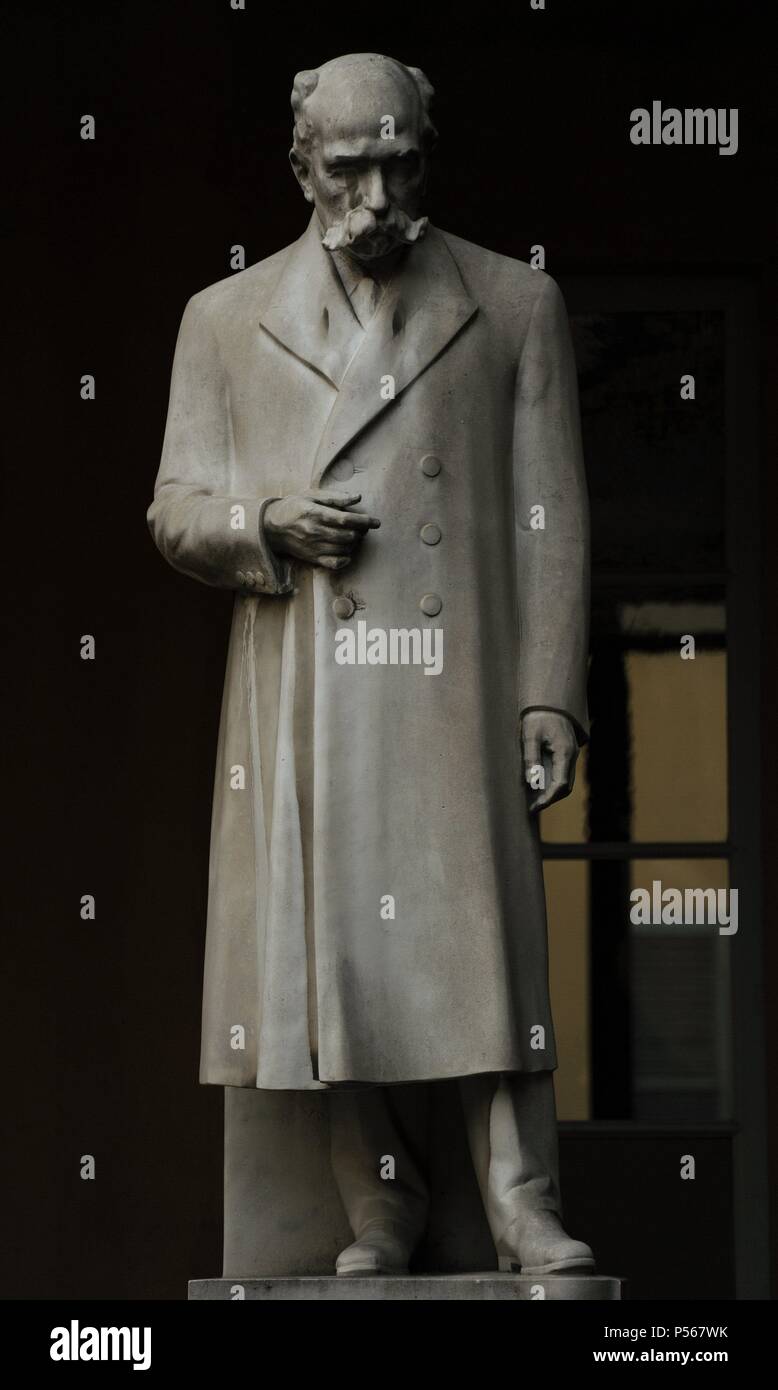 Camillo Golgi (1843-1926). Italian physician, pathologist, scientist ...