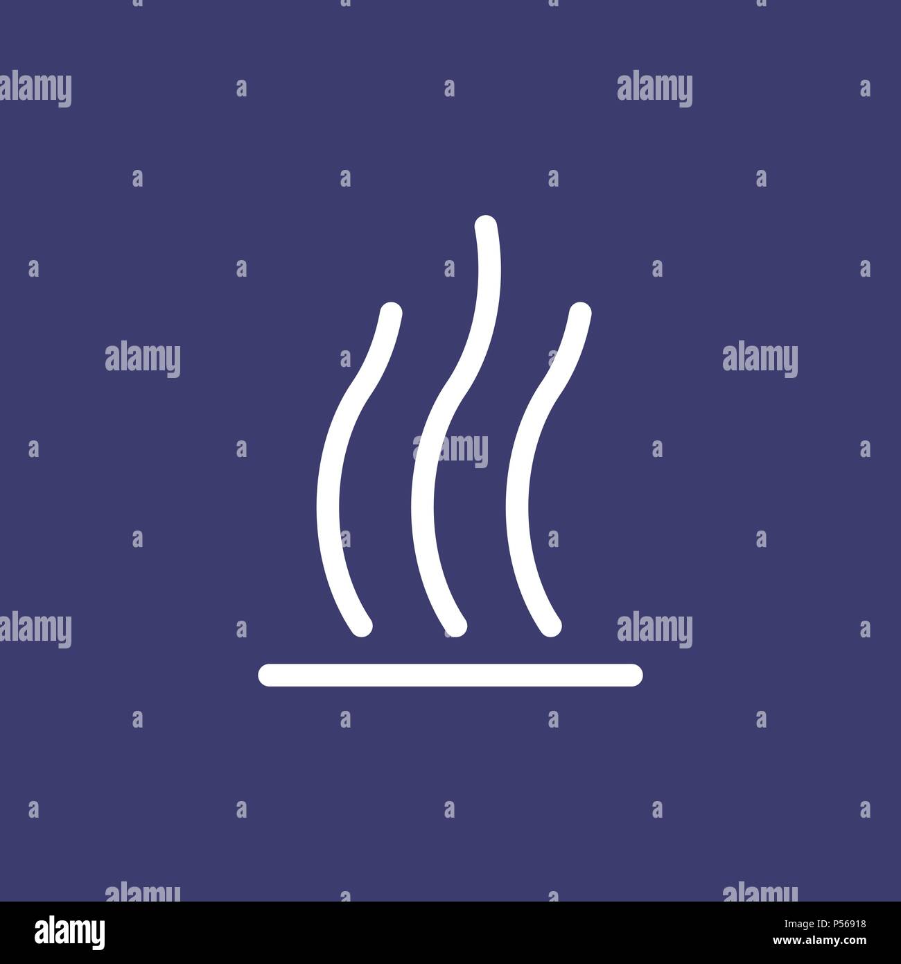 Heat icon for simple flat style weather ui design Stock Vector Image ...