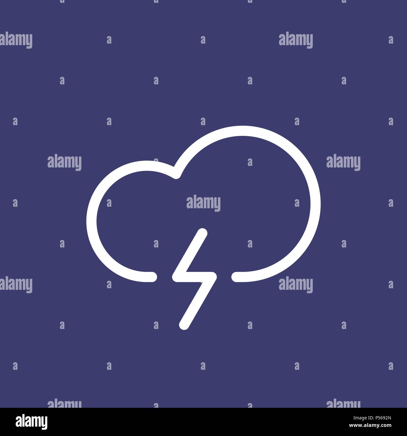 Weather forecast icon Stock Vector Images - Alamy