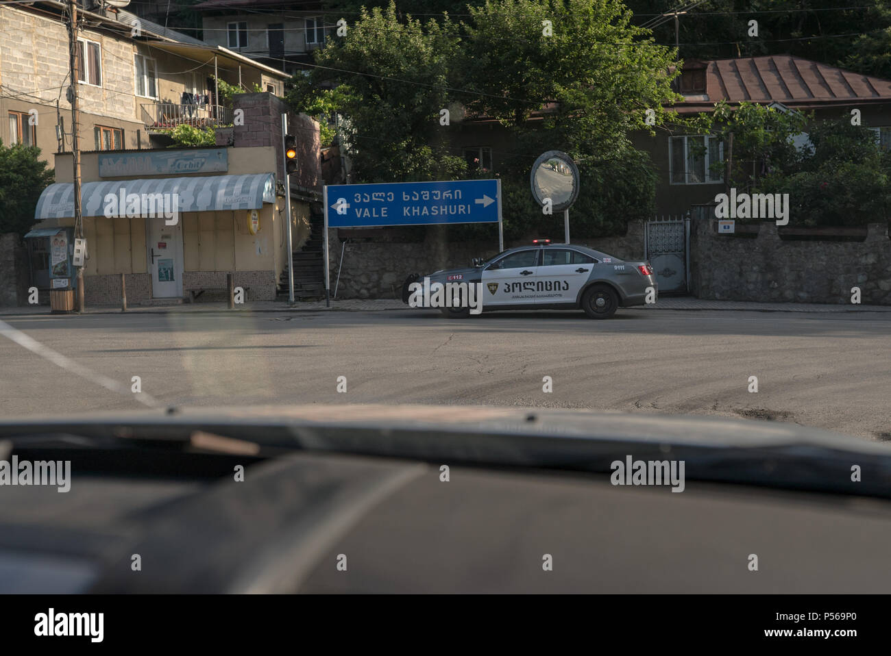 Georgia tbilisi police car hi-res stock photography and images - Alamy