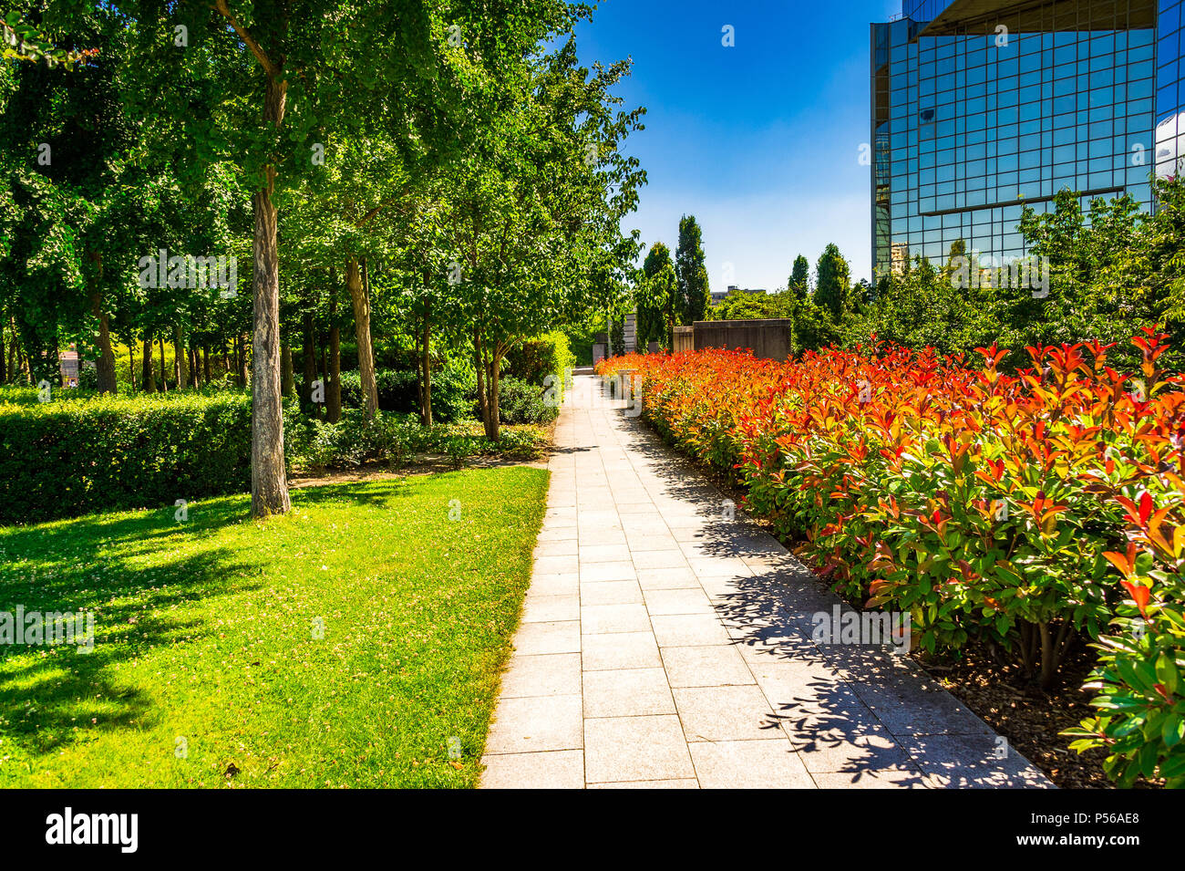 Parc Andre Citron is a large park in Paris, France Stock Photo - Alamy