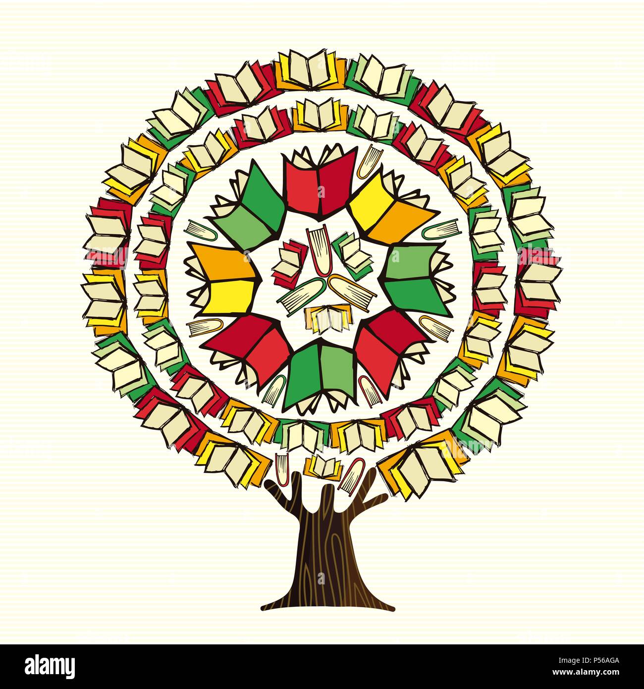 Book Tree Vector