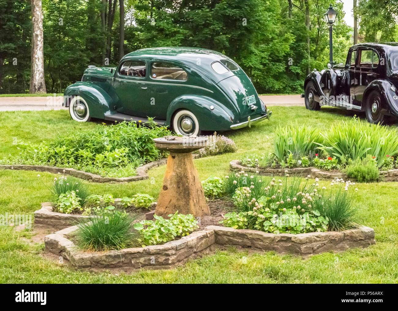 DEARBORN, MI/USA - JUNE 16, 2018: A 1938 Ford Tudor car at the The ...
