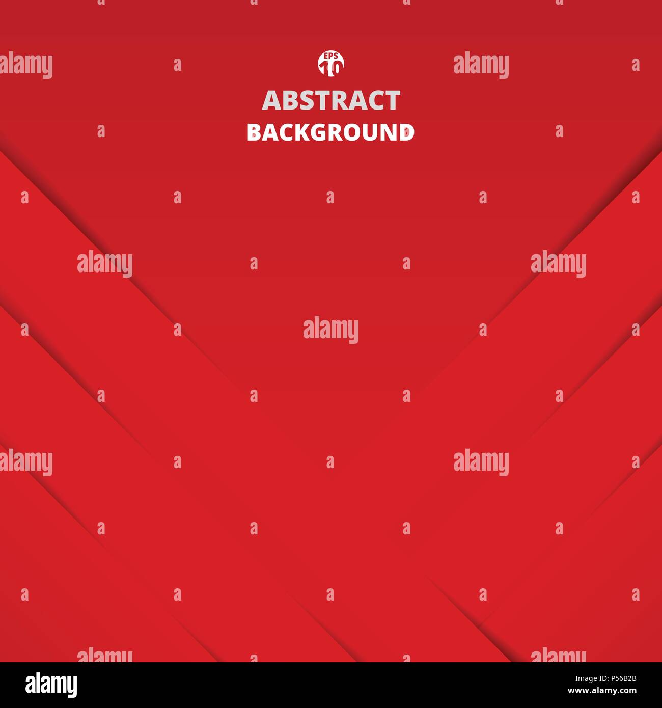 Abstract red color paper cut background vector, illustration eps10 ...