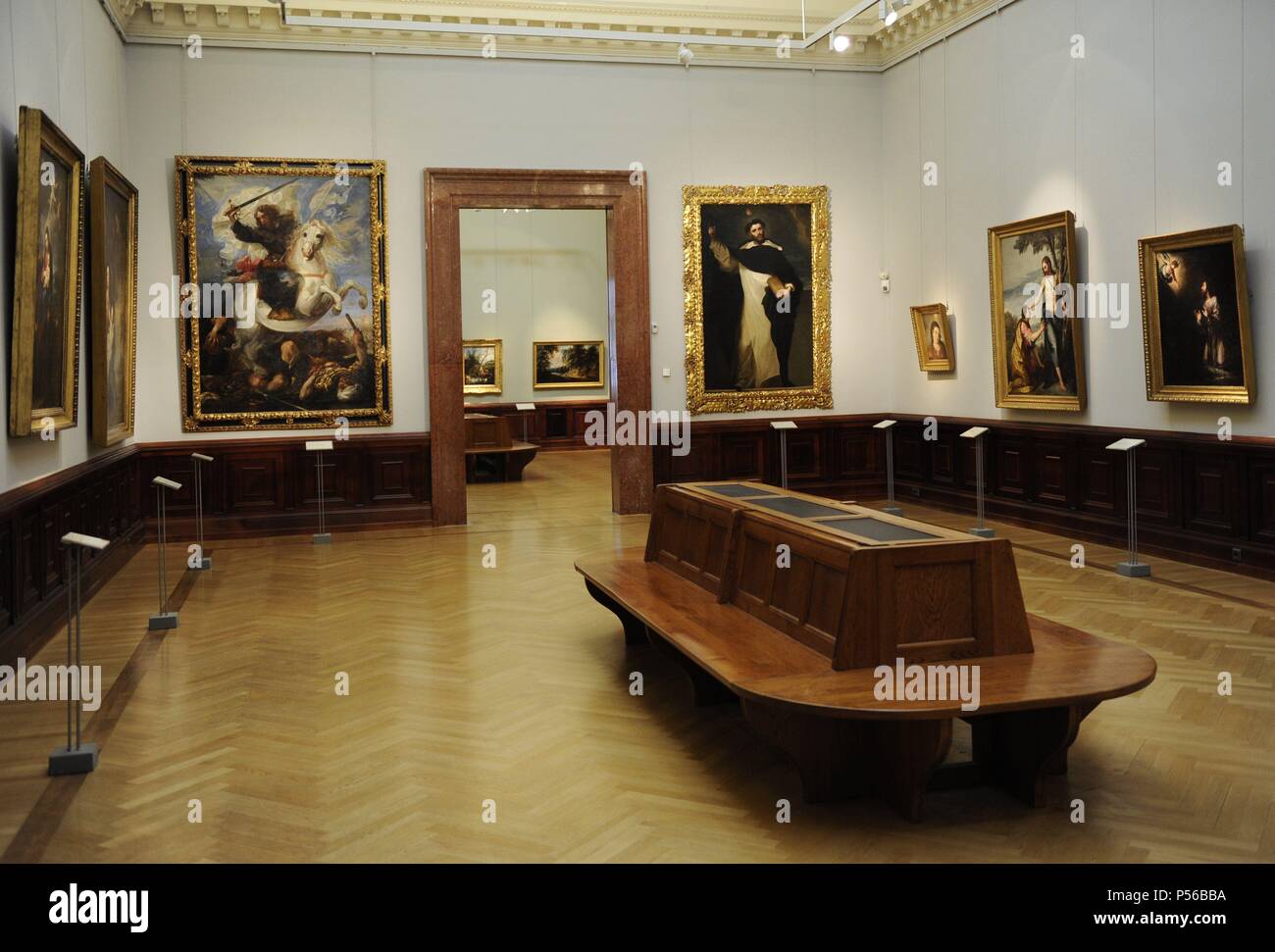 Hungary. Budapest. Museum of Fine Arts. Built by Albert Schickedanz ...