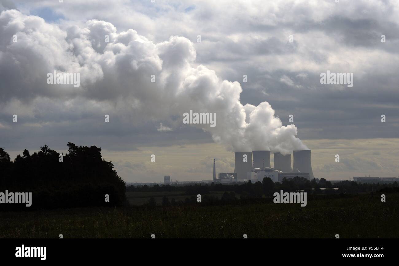 Temelin Nuclear Power Station. Temelin. Czech Republic. Construction ...