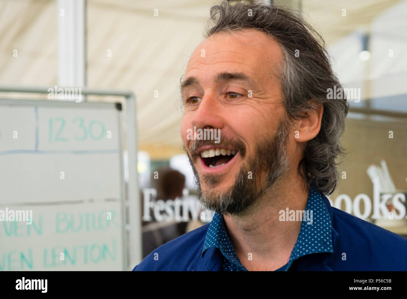 Founder of borders book festival hi-res stock photography and images ...