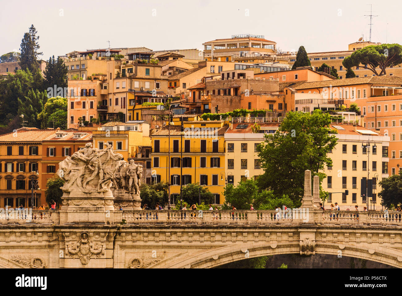 Rome city views with ancient buildings Stock Photo - Alamy