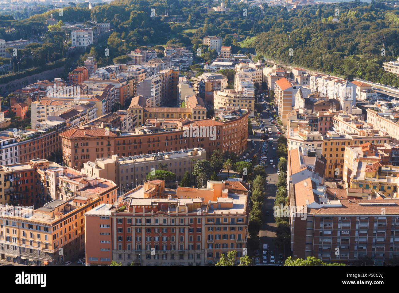 Rome city views with ancient buildings Stock Photo - Alamy