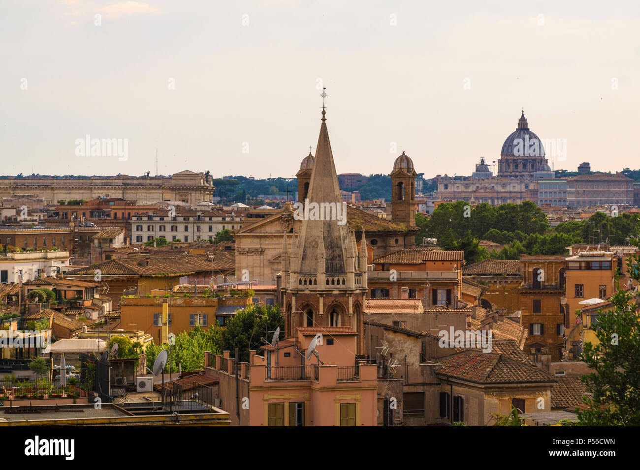 Rome city views with ancient buildings Stock Photo - Alamy