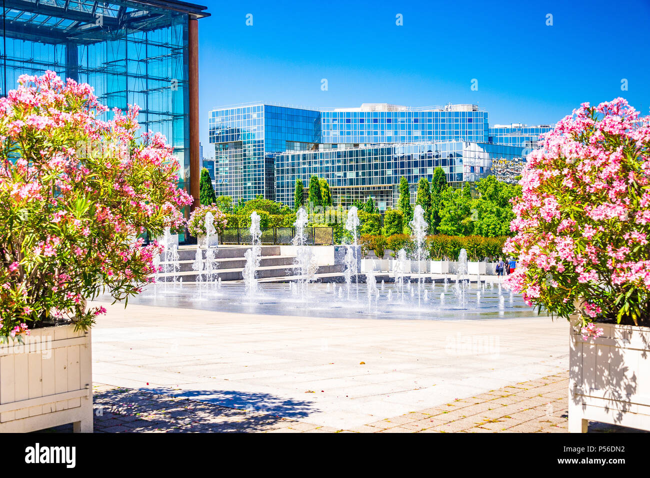 Parc Andre Citron is a large park in Paris, France Stock Photo - Alamy