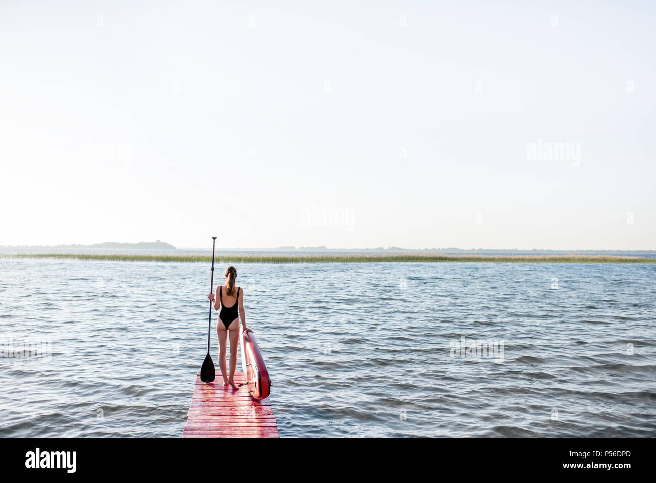 Paddleboard woman hi-res stock photography and images - Alamy