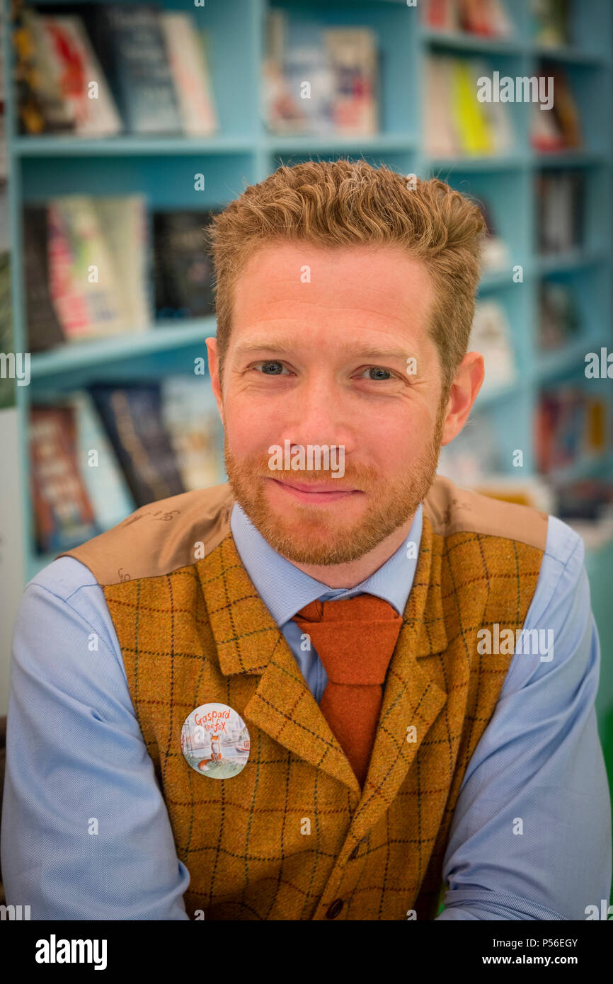 Zeb Soanes, BBC TV presenter and children's author, appearing at the ...