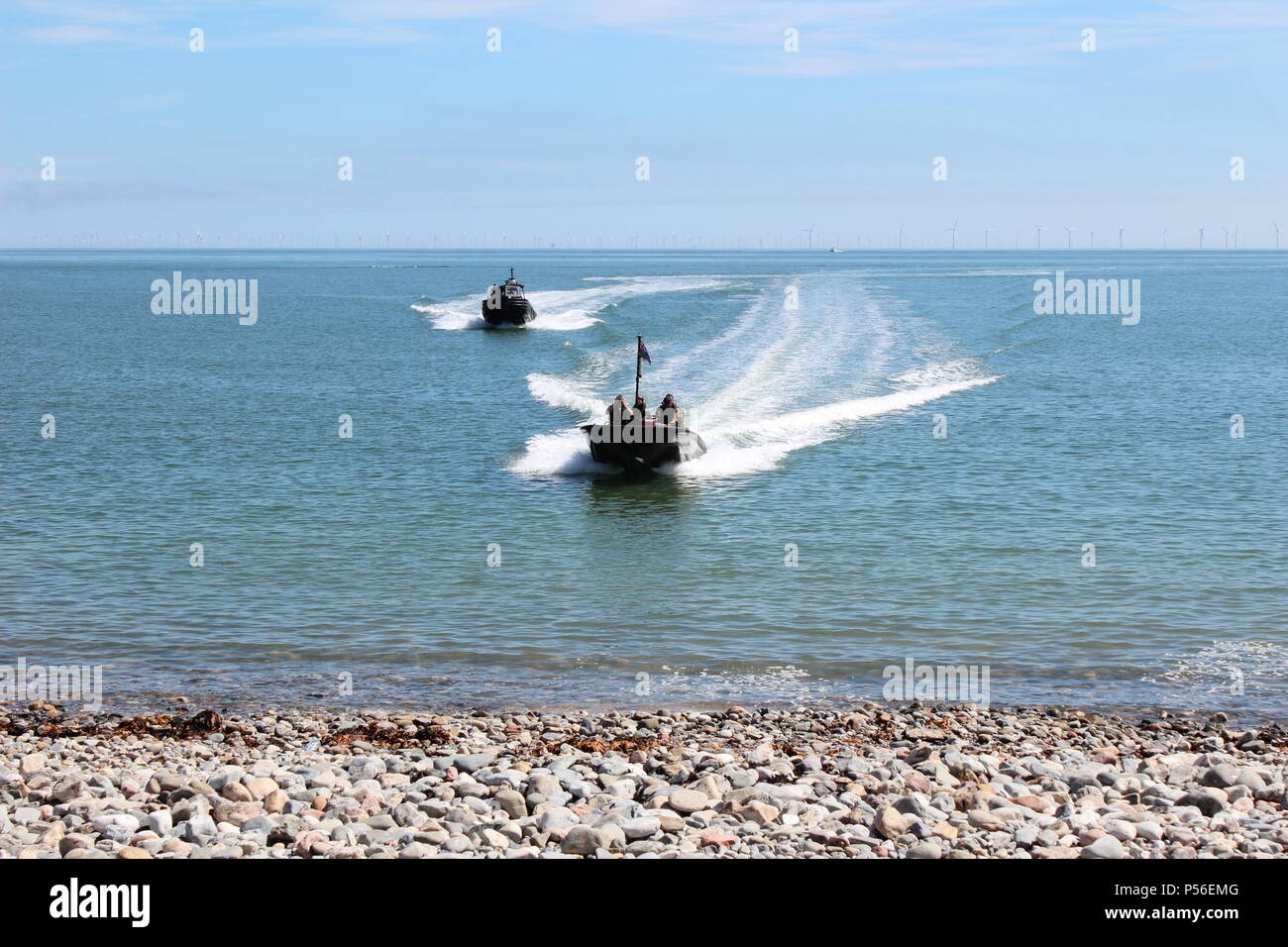 Royal engineers delivering the flag to signal the official start of the ...