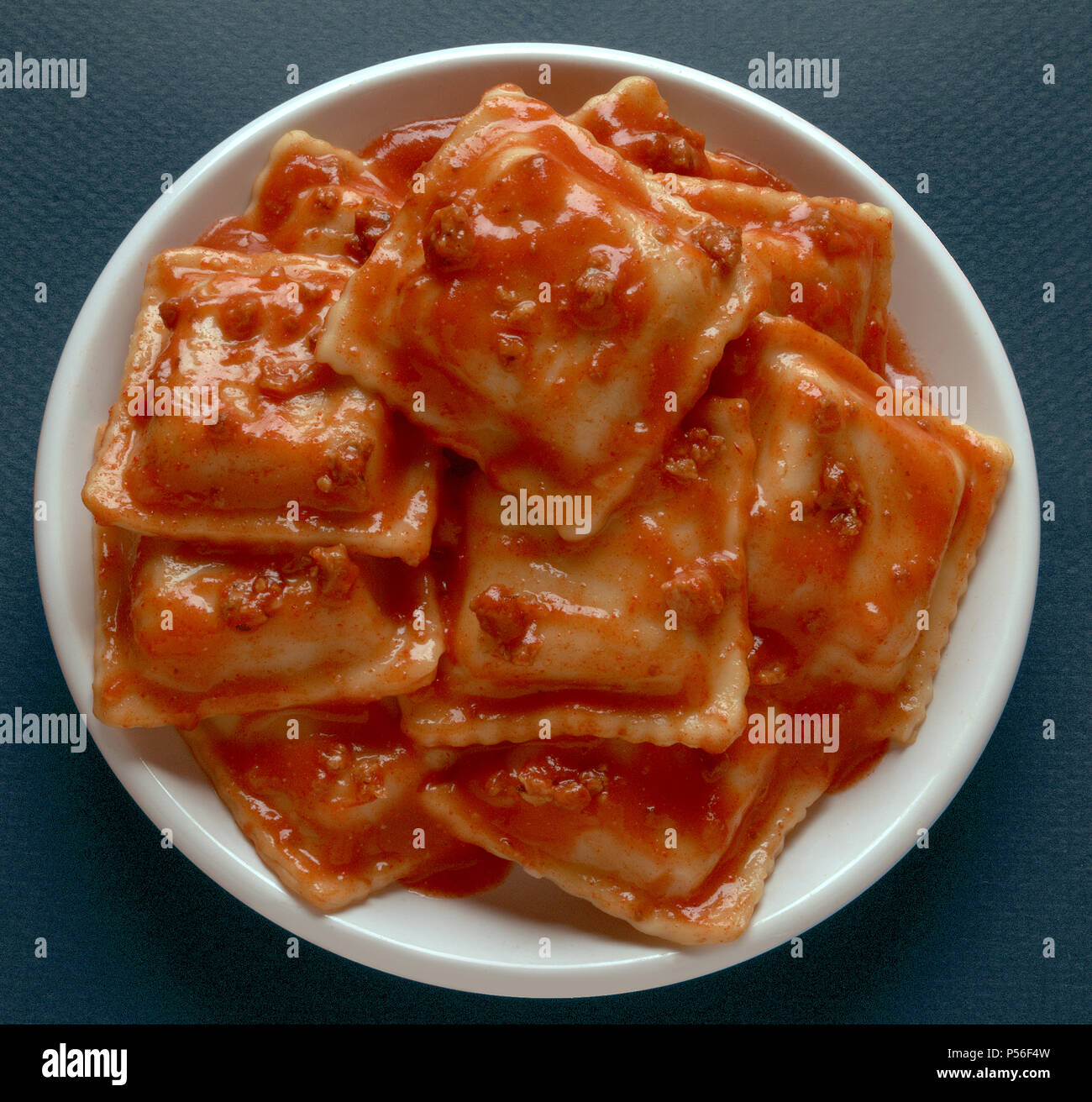 Ravioli beef meat tomato sauce hi-res stock photography and images - Alamy